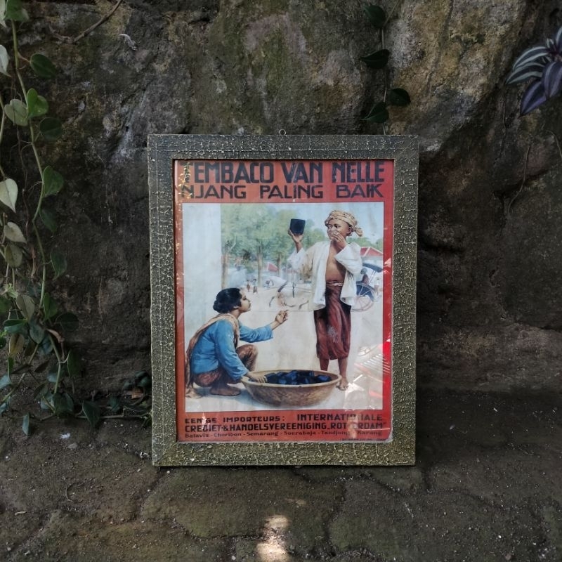 Jual Poster Iklan Vintage "TEMBACO VAN NELLE" 1930 (8LK) | Shopee Indonesia