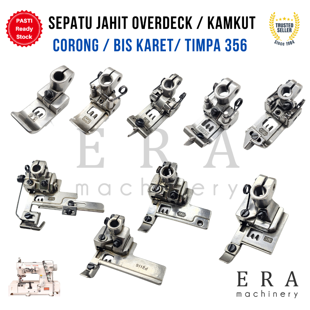 Jual Sepatu Jahit OVerdeck 356 Kamkut Timpa P1406 Corong Bis P2116 ...