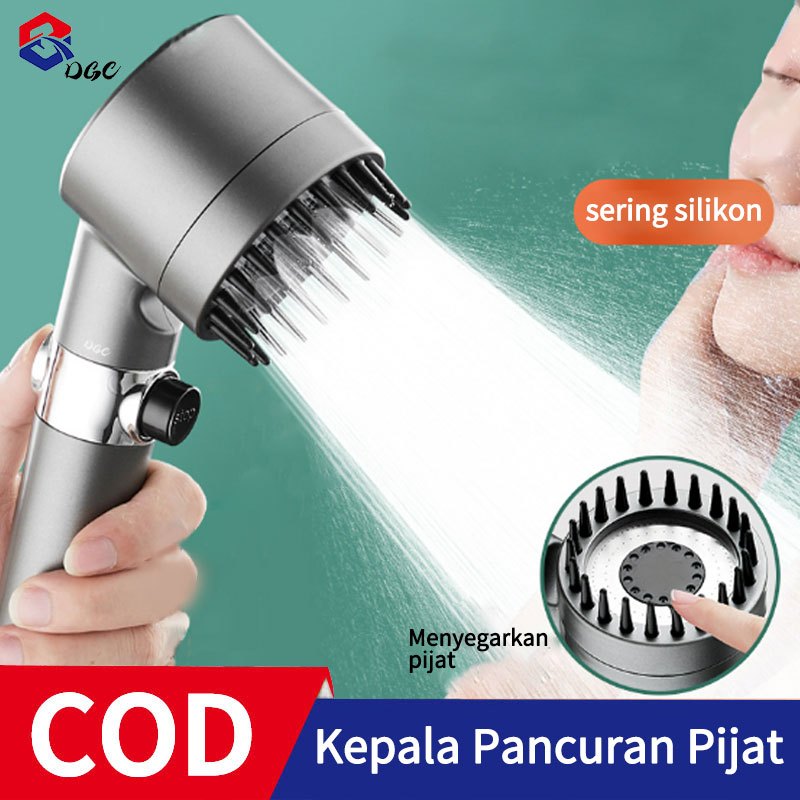 Jual DGC Kamar Mandi Hand Shower Tekanan Tinggi Kepala Shower Saringan Bawaan Dapat Menyesuaikan ...