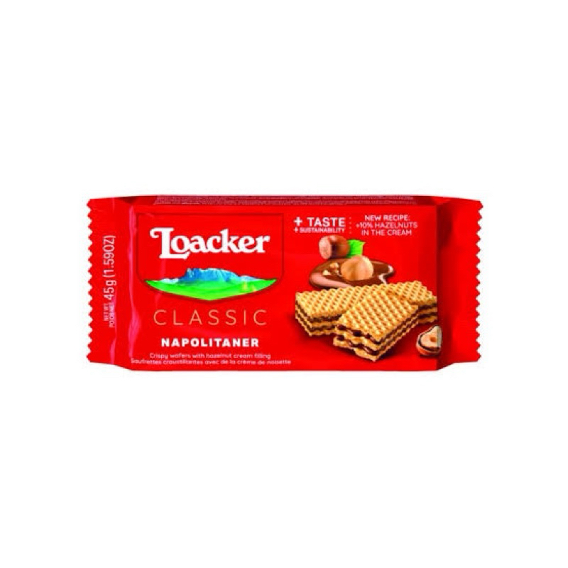 Jual LOACKER Wafer Classic 45gr snack import all variants | Shopee ...