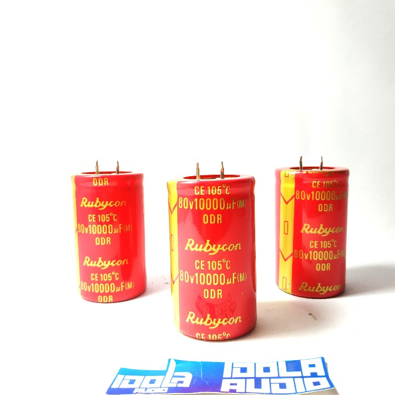 Jual ELCO 10000uF 80v Rubycon Merah | Shopee Indonesia