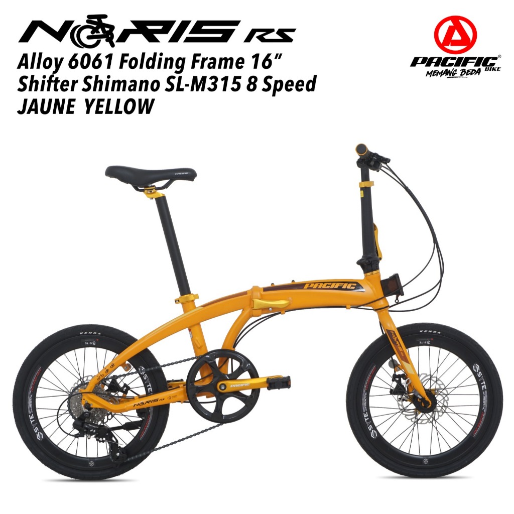Jual Sepeda Lipat Pacific NORIS RS 16" Folding Bike | Shopee Indonesia