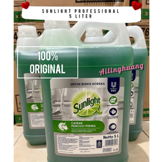 Jual 1Dus isi 3jr Sunlight 5Liter / Sunlight 5Liter 3jerigen/ Sunlight ...