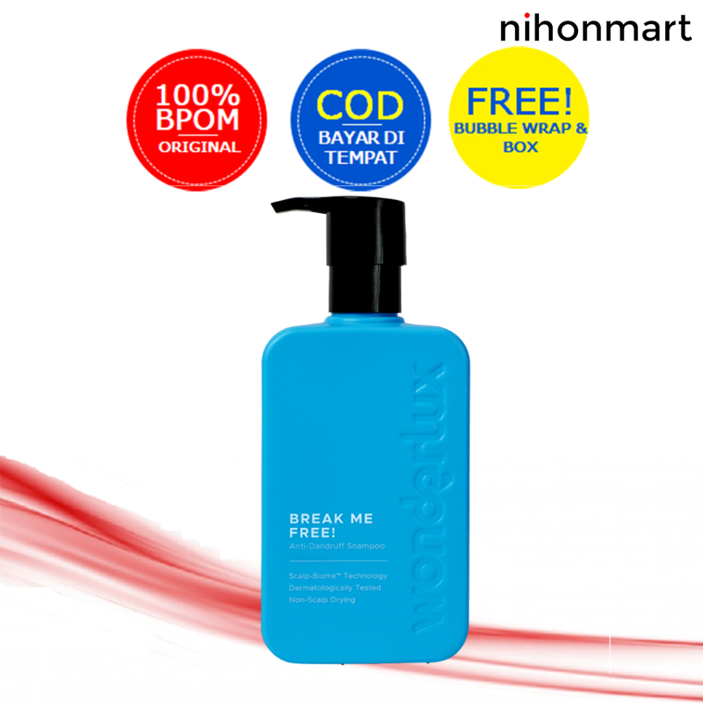 Jual Wonderlux Break Me Free Anti Dandruff Shampoo 250ml | Shopee Indonesia