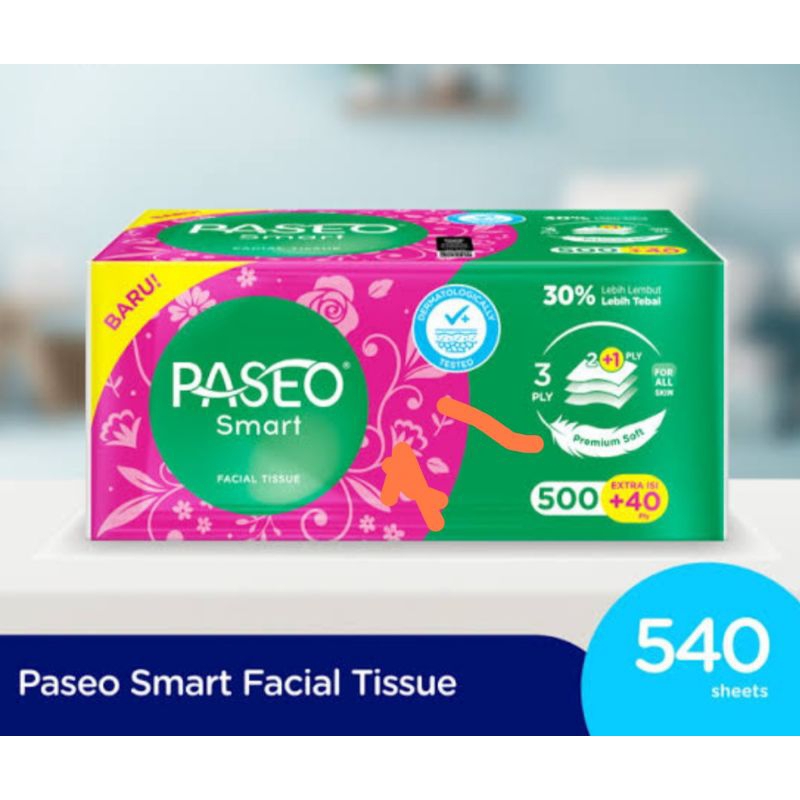 Jual PASEO SMART 540 Facial Tissue|Tisu Wajah | Shopee Indonesia
