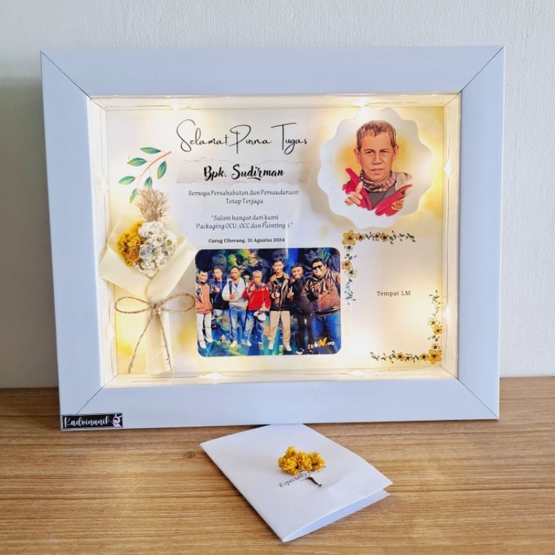Jual Kado Frame Led 3D uk 8r 20x25 foto popup(timbul) | kado purna ...