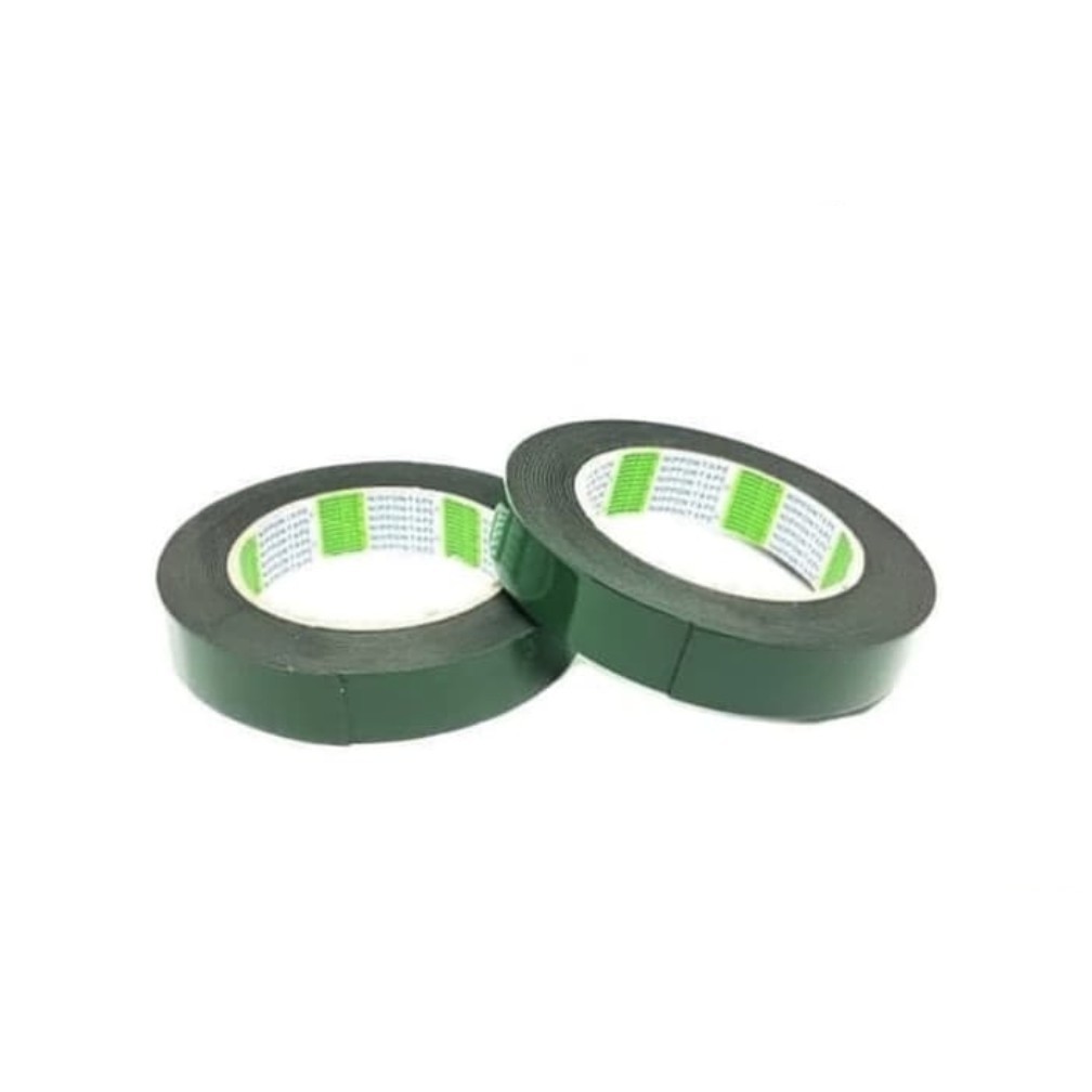 Jual Double Tape Hijau Busa 1 Inch x 5 Meter Foam 3m TAPE ASLI Double ...
