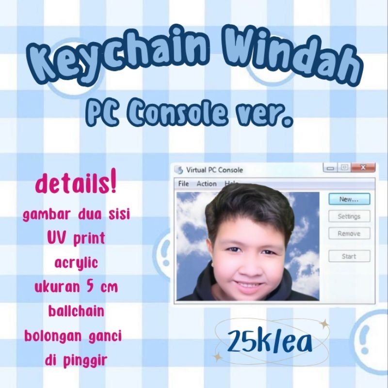 Jual [ Pre-order ] Keychain Windah Basudara PC Console Ver. (baca ...