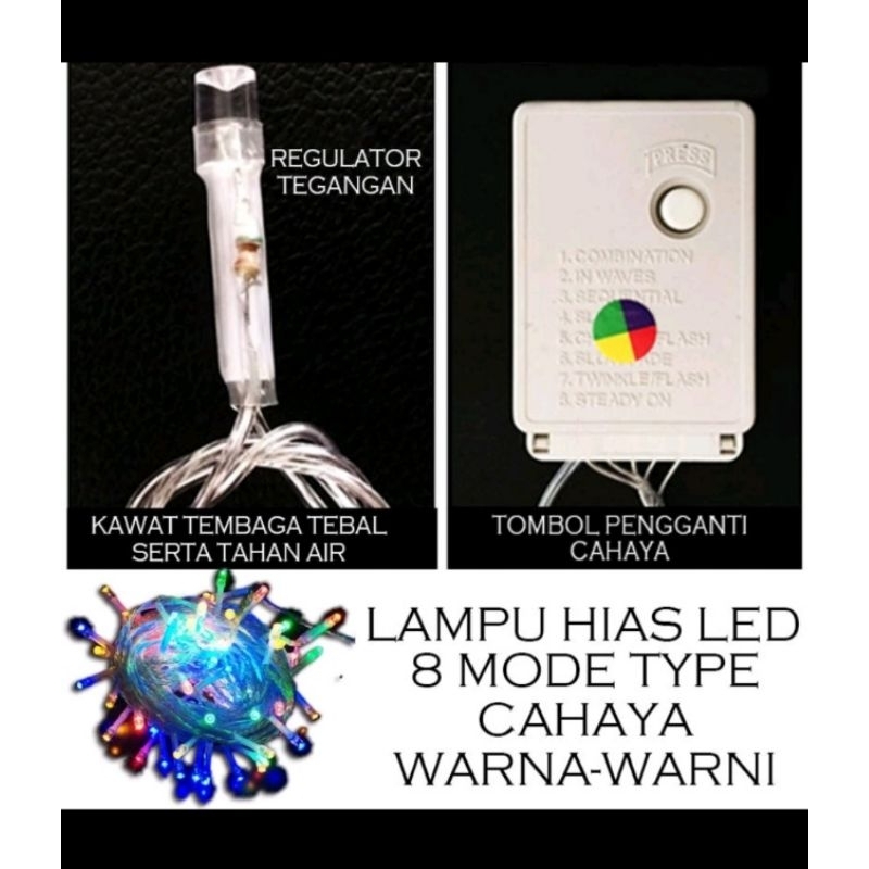 Jual LAMPU HIAS / LAMPU KELAP KELIP / LAMPU DEKORASI / LAMPU AGUSTUSAN ...