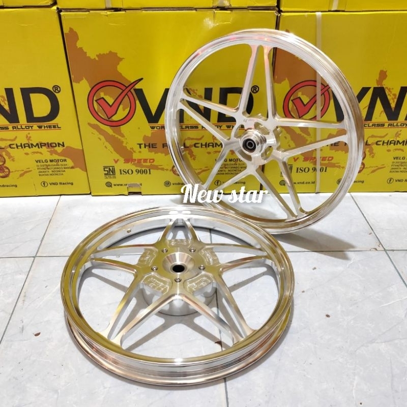 Jual NEW VELG VND V SPEED V2/GEN 2 RING 17 BINTANG LANGIT VARIO 110/BEAT/125/150/160 VELAK VND ...