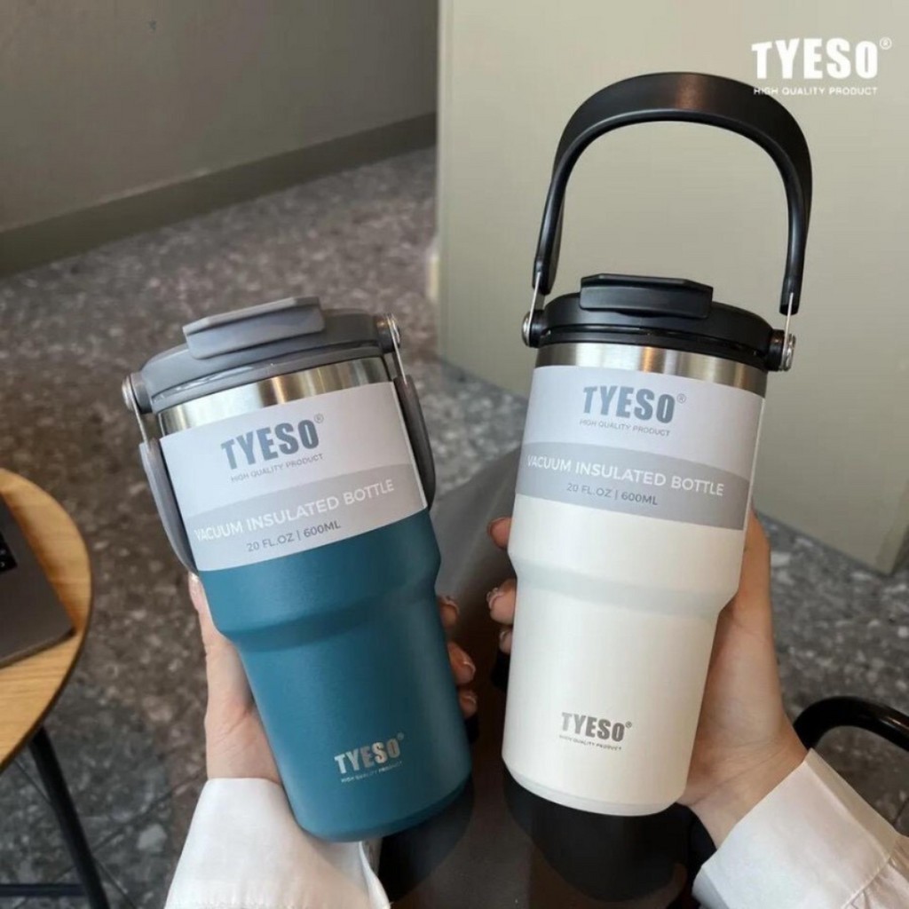 Jual [JINGO OFFICIAL] - Tyeso Tumbler Stainless Kopi Cup High Quality Vacuum Insulated 600 900 ...