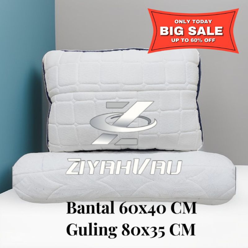 Jual PROMO bantal guling tidur busa TERMURAH set / satuan | Shopee ...