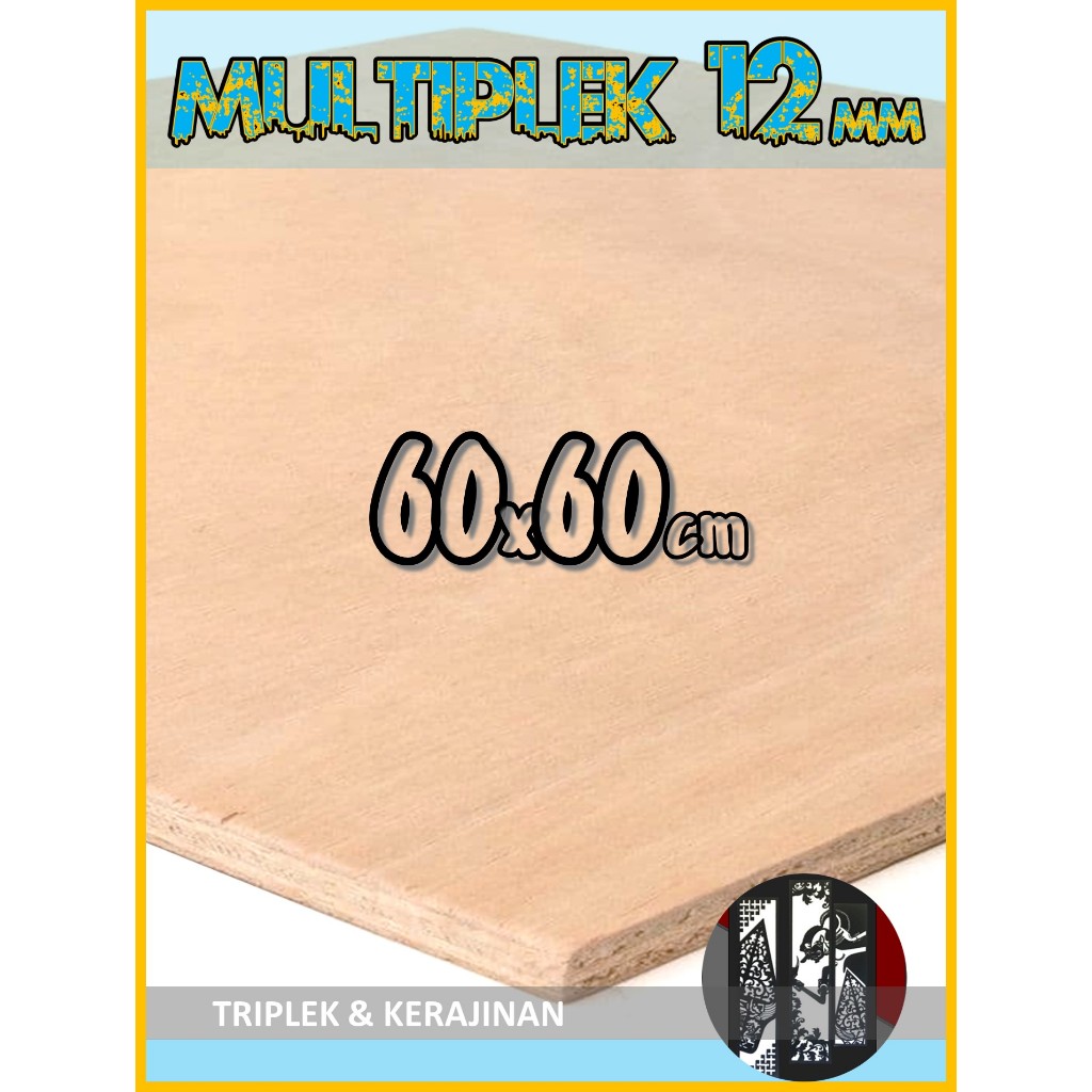Jual Triplek 12mm 60x60 cm | Kualitas Premium Multiplek 12 mm 60 x 60 ...