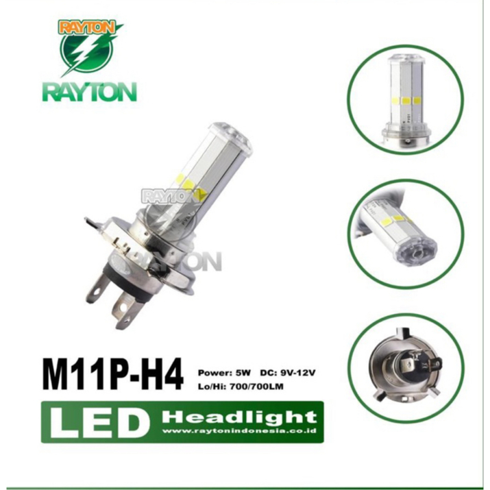 Jual RAYTON RTD H4 LED 6 SISI 24 WATT M11P LAMPU DEPAN MOTOR H4 | LAMPU DEPAN LED H4 6 SISI RTD ...