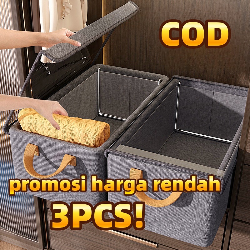 Jual [Stok Lokal] Storage Box Serbaguna Dengan Tutup Kotak Tempat ...