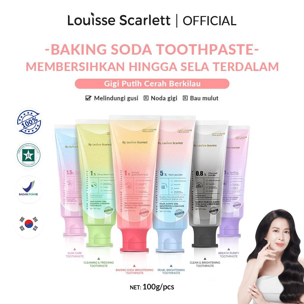 Jual BIOAQUA PASTA GIGI / TOOTH & GUM CARE WHITENING TOOTHPASTE 100G ...