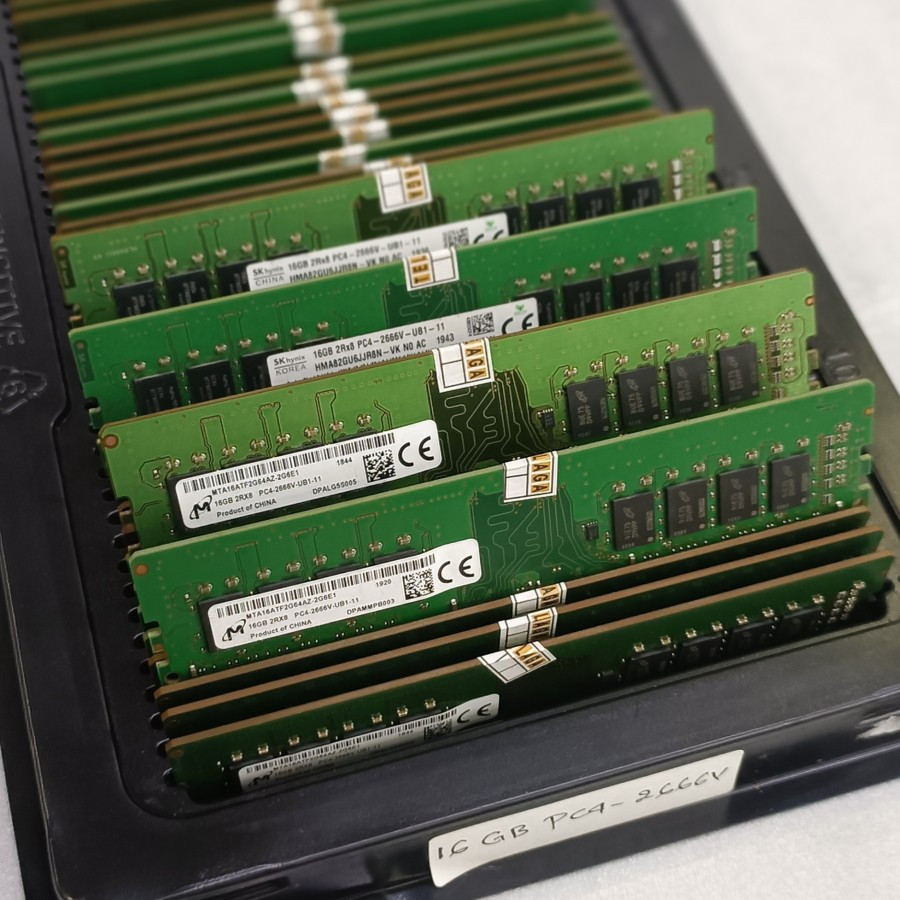 Jual Memory Ram Pc ddr4 16Gb Pc4 - 2400T / Pc4 - 2666v UDIMM ORIGINAL | Shopee Indonesia