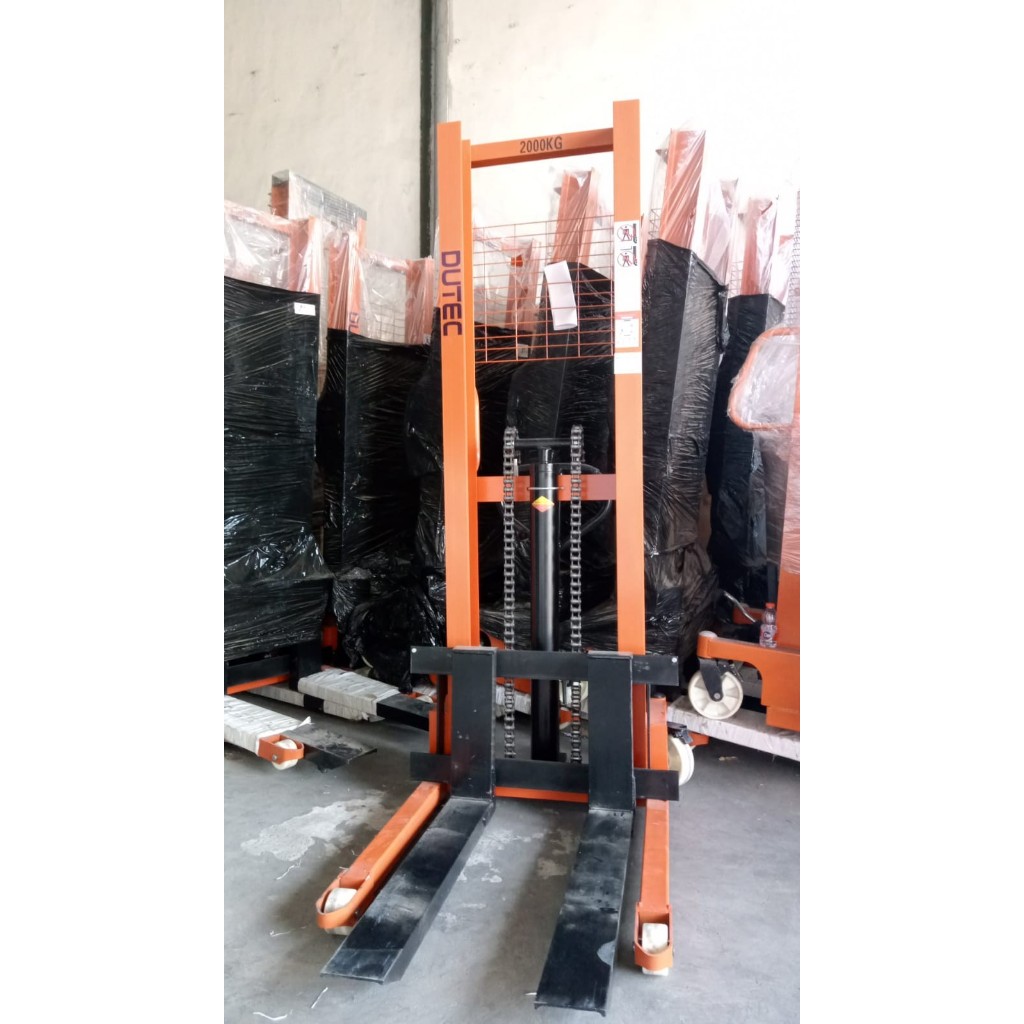 Jual Hand stacker manual / forklift manual kapasitas 2 Ton 1.6Meter ...