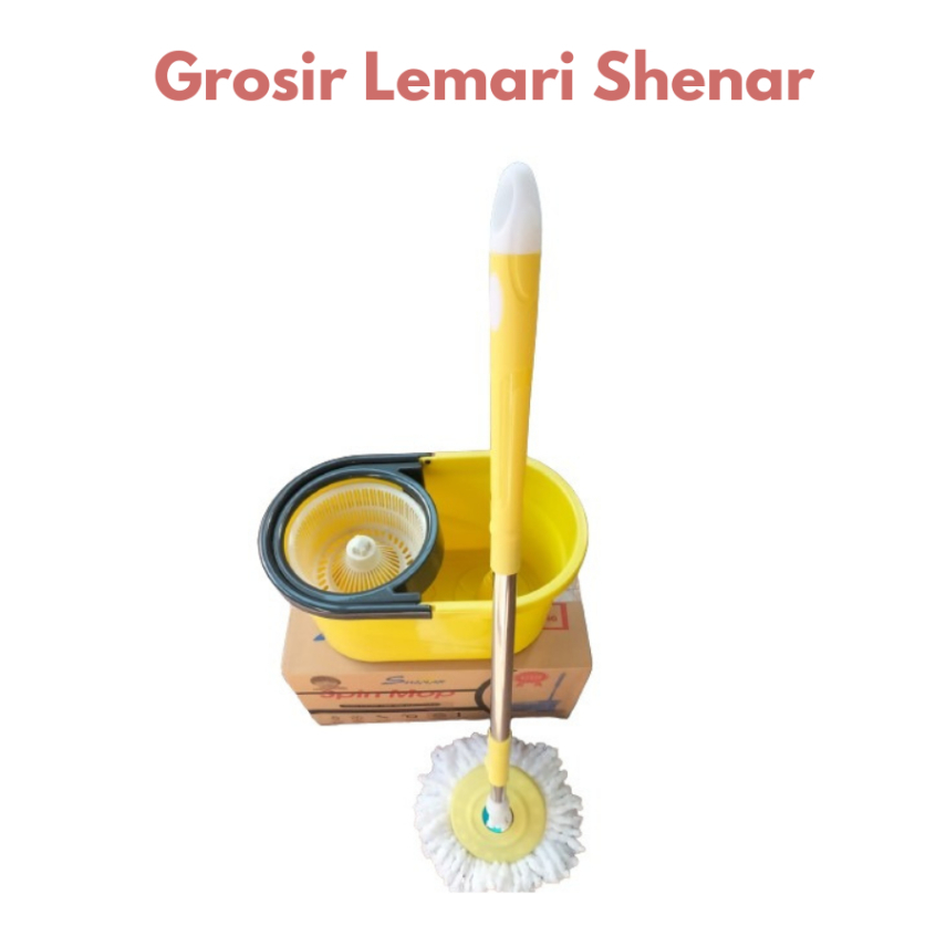 Jual Alat Pel Putar Magic Mop Alat Pel Lantai + Ember Spin Putar Mob ...