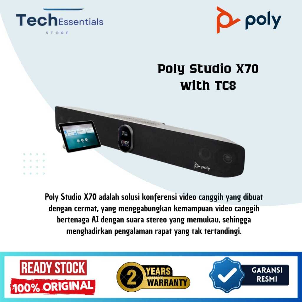 Jual Poly Studio X70 with TC8 | Shopee Indonesia