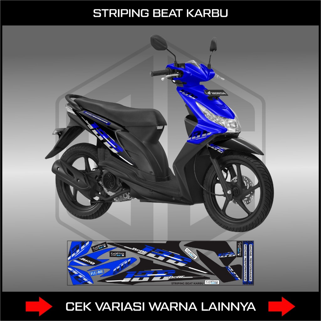Jual Striping Stiker Beat Karbu Motif Vietnam / Sticker Honda Beat 110 ...