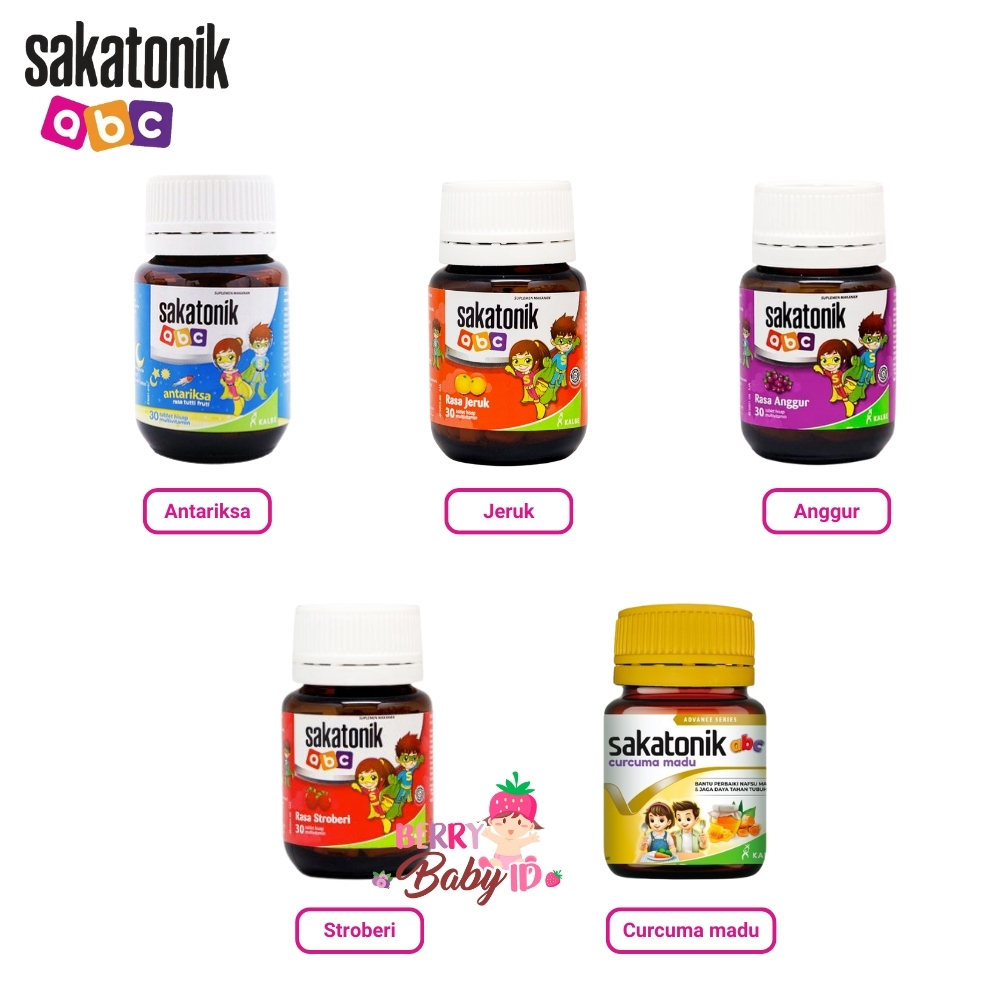 Jual Berry Baby - Sakatonik ABC Multivitamin Anak 30 Tablet Hisap ...