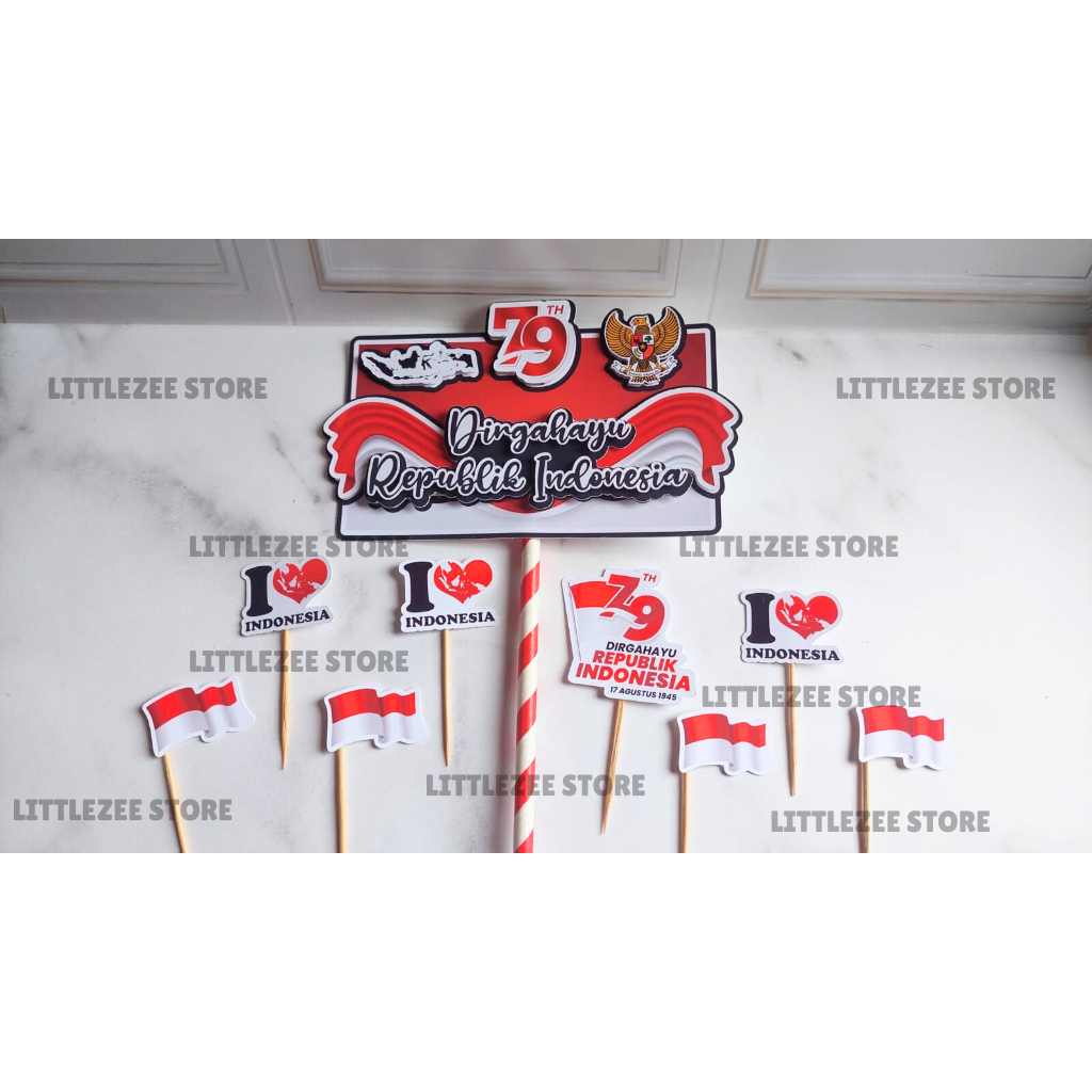 Jual TOPPER TUMPENG / TOPPER TUMPENG 17 AGUSTUS / HIASAN TUMPENG ...