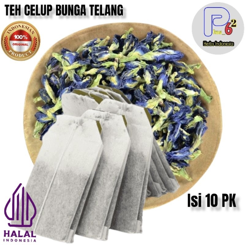 Jual Teh bunga telang original/teh kantung celup hemat | Shopee Indonesia