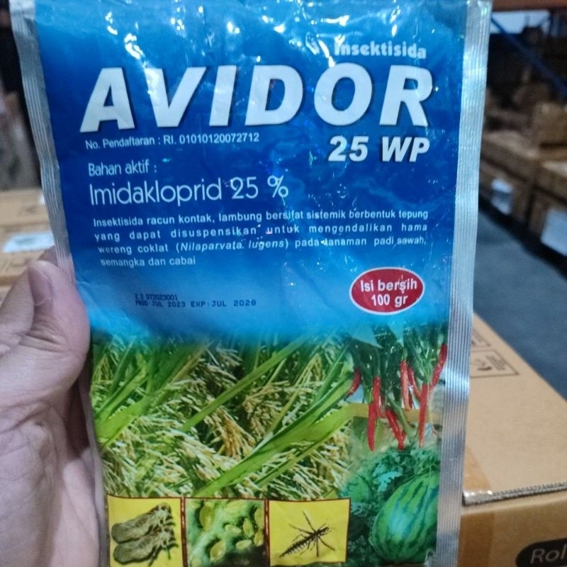 Jual Insektisida Avidor 25 wp 100gram Pembasmi Hama pada tanaman Padi ...