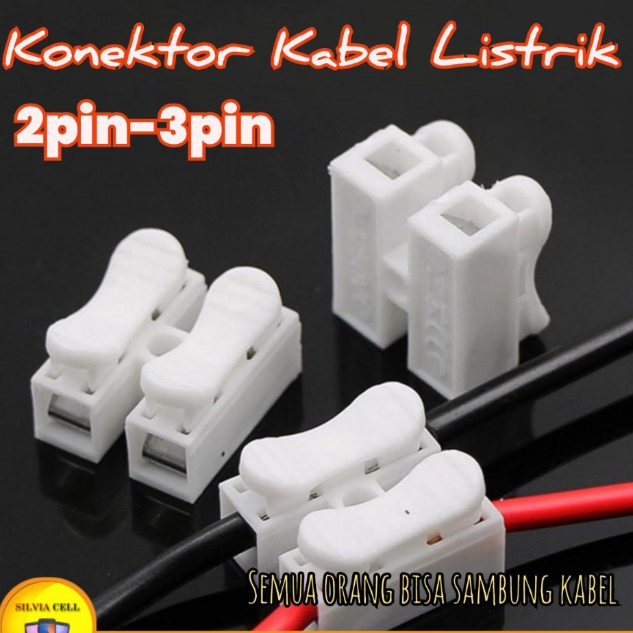 Jual Konektor Kabel Listrik 2pin 3pin Quick Connect Terminal Block ...