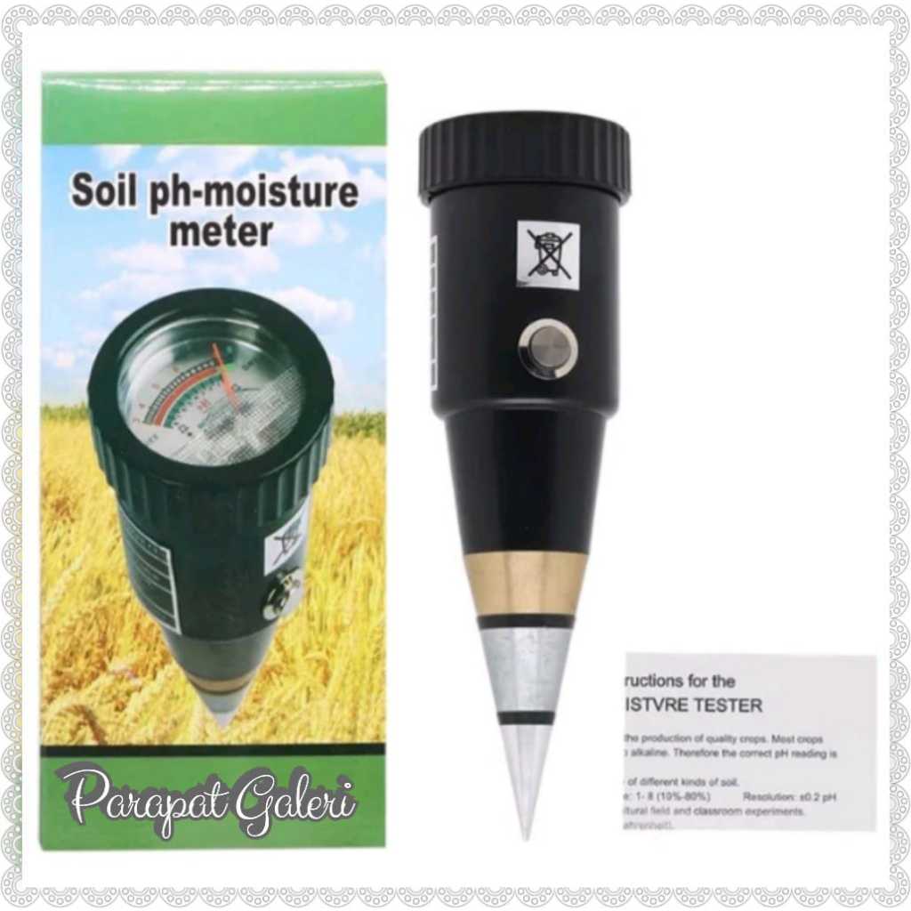 Jual Soil Moisture Alat Pengukur Ph Tanah Alat Penggukur Tanah 2 In 1 ...