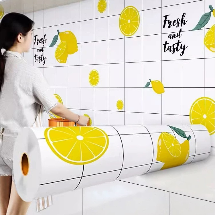 Jual Wall Sticker Dapur Anti Air / Sticker Dinding Minyak / Tahan Suhu ...