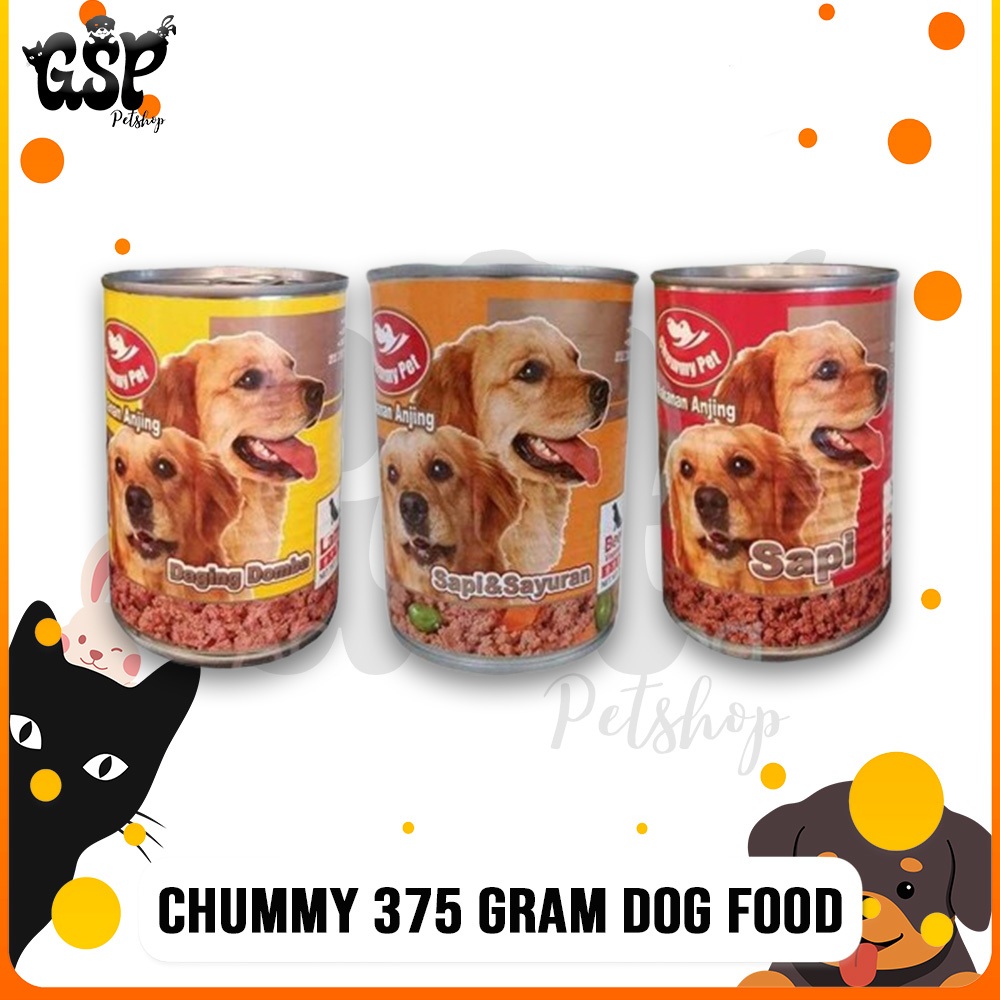 Jual CHUMMY PET Wet Dog Food 375 Gram | Makanan Anjing Basah Kaleng ...