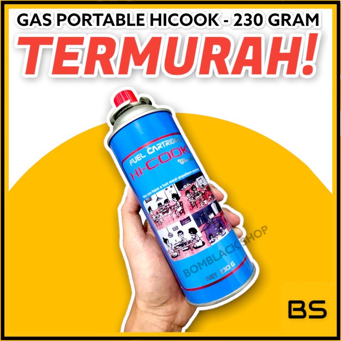 Jual refill gas hicook/ refill kompor gas portable/ gas kompor 230gr ...