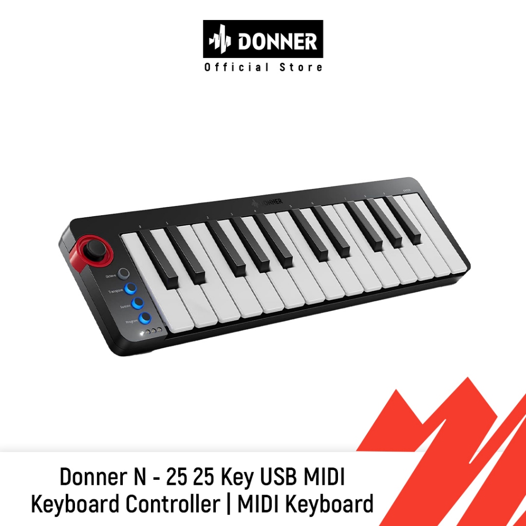 Jual Donner N - 25 25 Key USB MIDI Keyboard Controller | MIDI Keyboard ...
