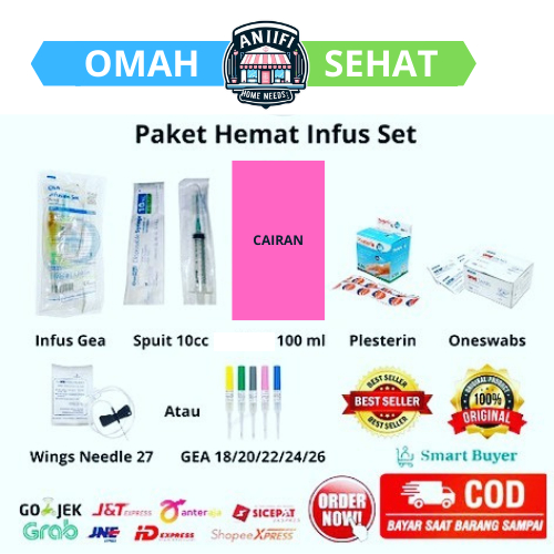 Jual INFUS SET lENGKAP / ALAT INFUS WHETENING / INFUS GEA LENGKAP ...