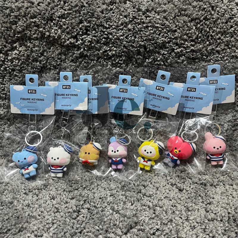 Jual [READY] BT21 MININI FIGURE KEYRING MARINE EDITION | Shopee Indonesia