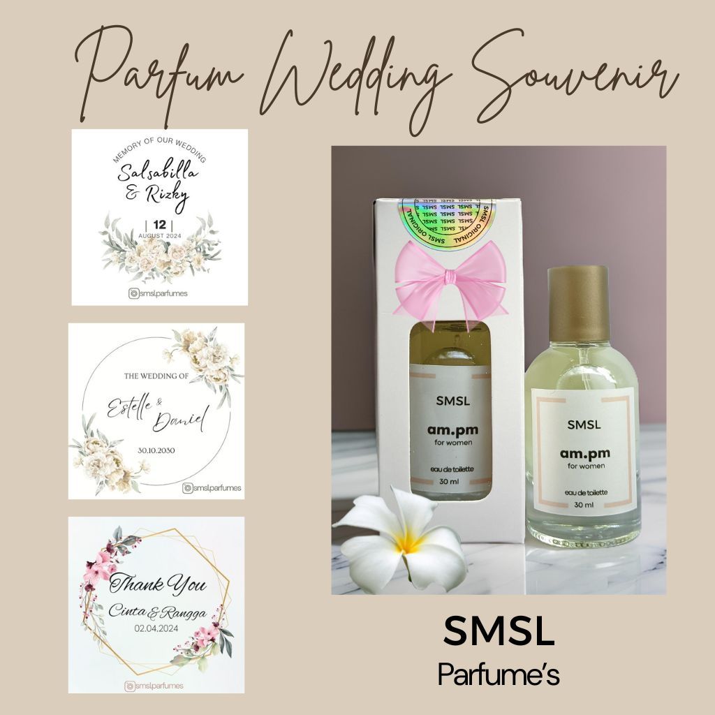 Jual SMSL- Souvenir Parfum Pernikahan Aesthetic Kekinian Bermanfaat ...