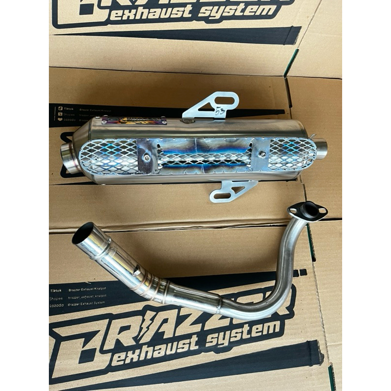 Jual Knalpot LUSTER BR-V2 Nmax new nmax old Aerox new Aerox old Stylo ...