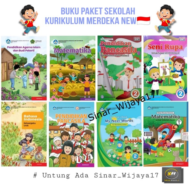 Jual Buku Paket Kelas 2 Sd Kurikulum Merdeka / Penggerak Terbaru | Shopee Indonesia