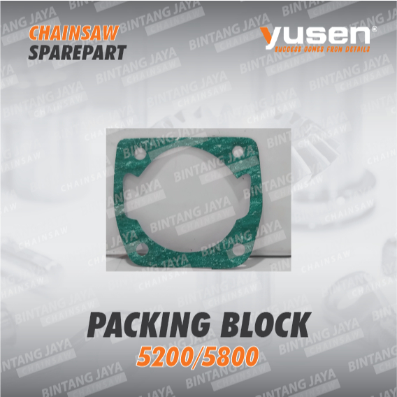 Jual Packing Block Yusen Chainsaw 5200 5800 Sparepart Gergaji Pohon ...