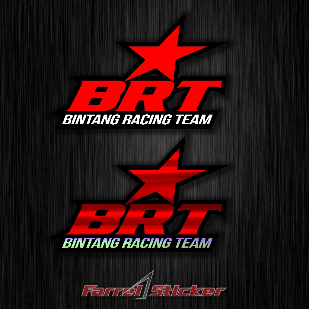 Jual Stiker LOGO BINTANG RACING TEAM sticker BRT | Shopee Indonesia