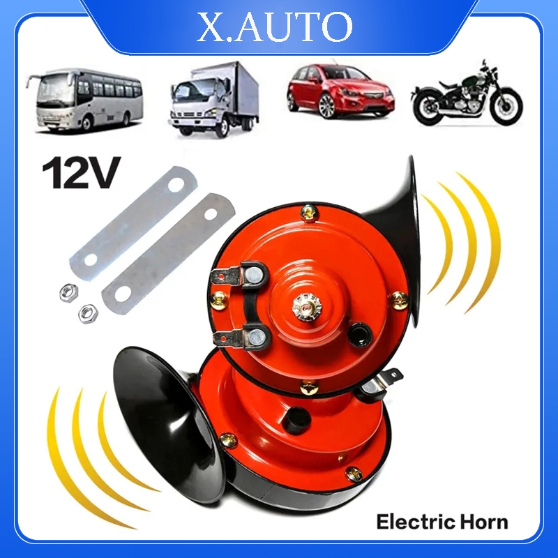 Jual 1 Pasang 12V Klakson Udara Mobil Siput Klakson Udara Listrik ...