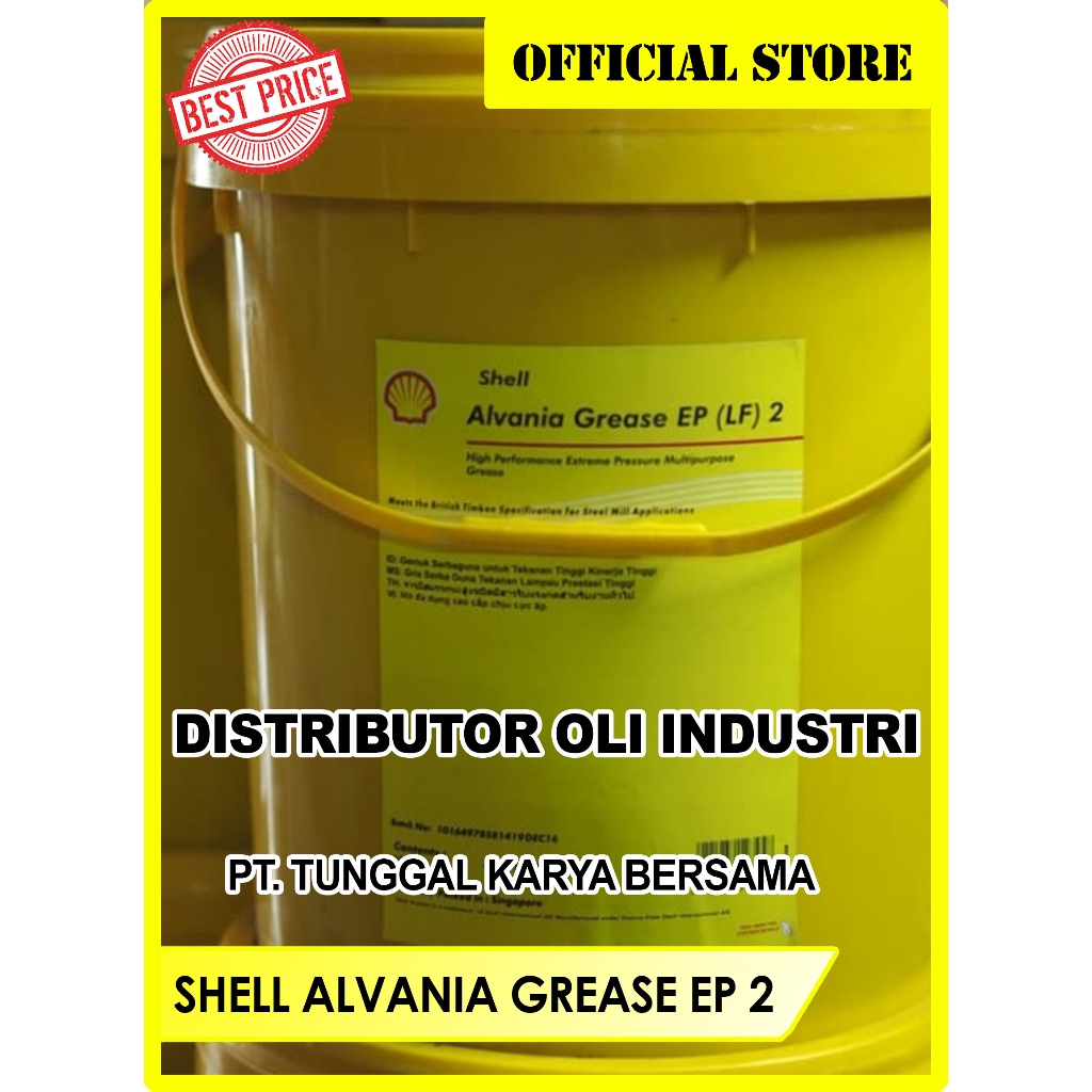Jual SHELL ALVANIA GREASE EP 2 ( EXTREME PRESSURE GREASE ) - KEMASAN ...
