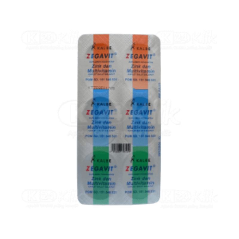 Jual zegavit multivitamin isi 6 tablet | Shopee Indonesia