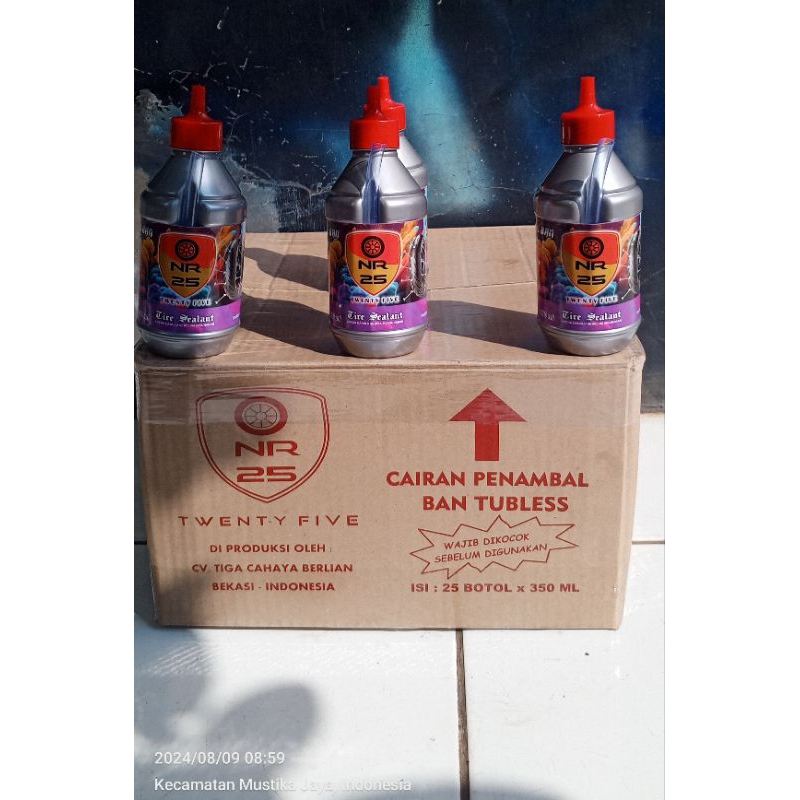 Jual Cairan Ban Tubles anti bocor NR 25 ( 350 ML ) | Shopee Indonesia
