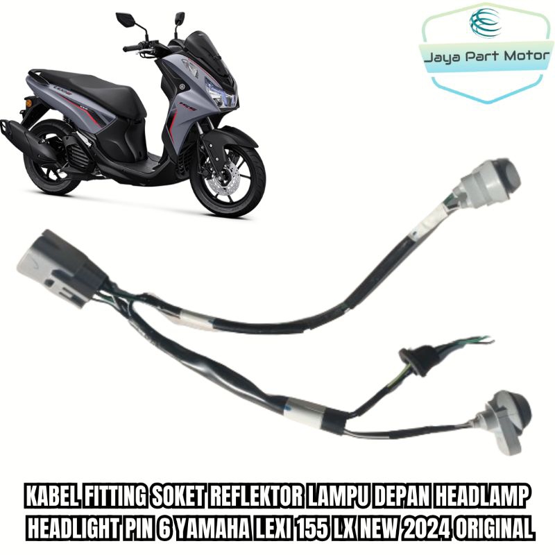 Jual Kabel Fitting Soket Reflektor Lampu Depan Headlamp Headlight Pin 6 ...