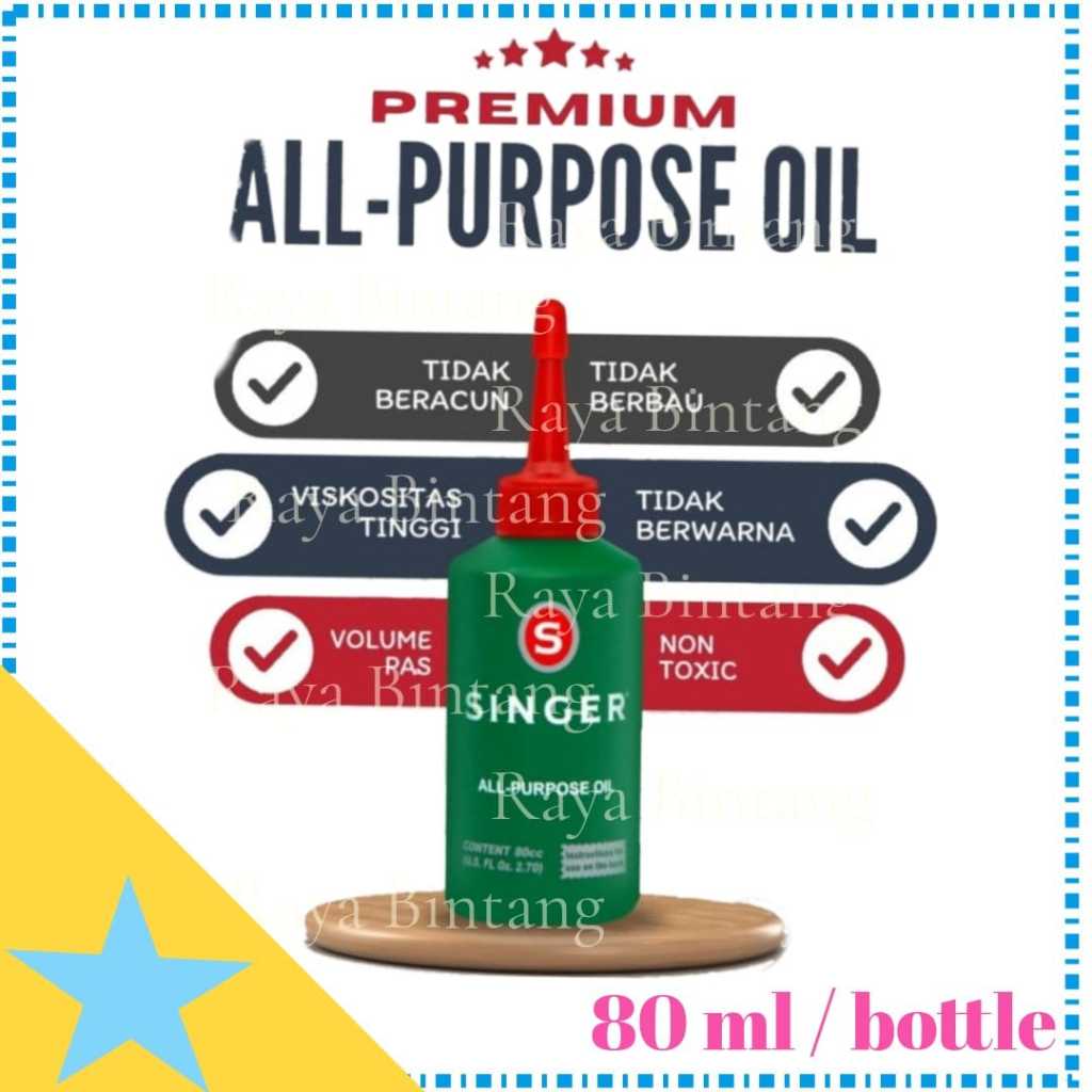 Jual Minyak singer 80ml multi purpose oil 80cc pelumas mesin engsel ...