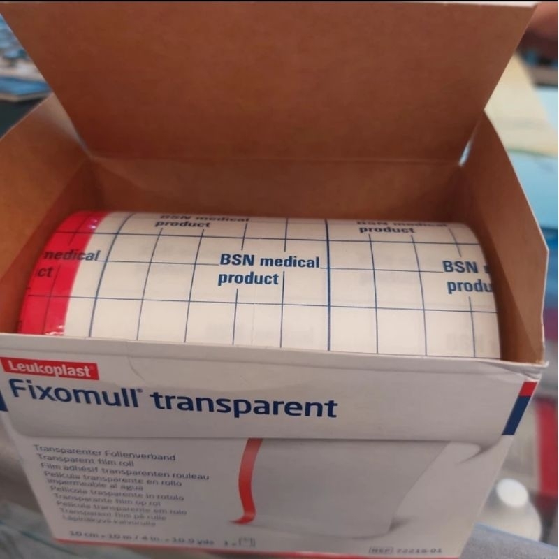 Jual fixomull teansparant 10cm x 10m / plester fixomull transparent 10 ...