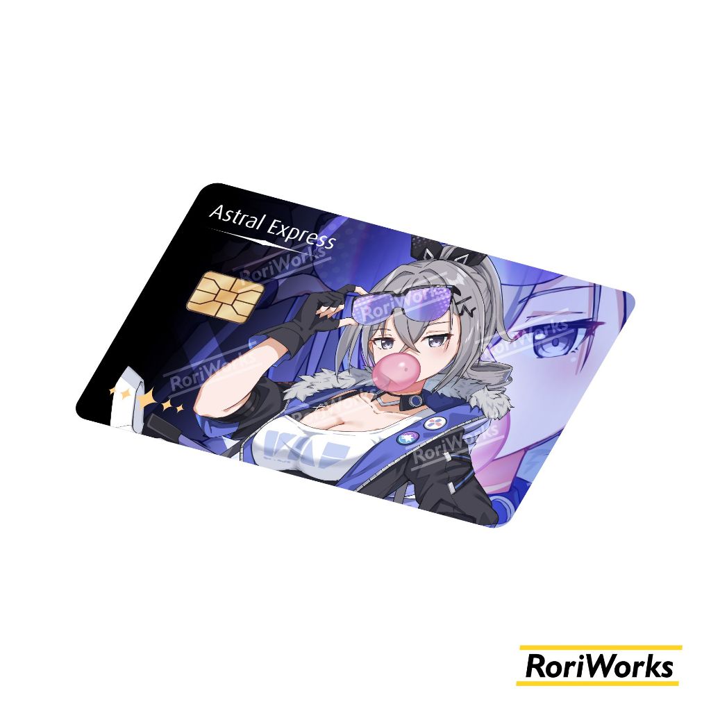 Jual Stiker Kartu - Silver Wolf | Honkai Star Rail | Garskin Debit ...